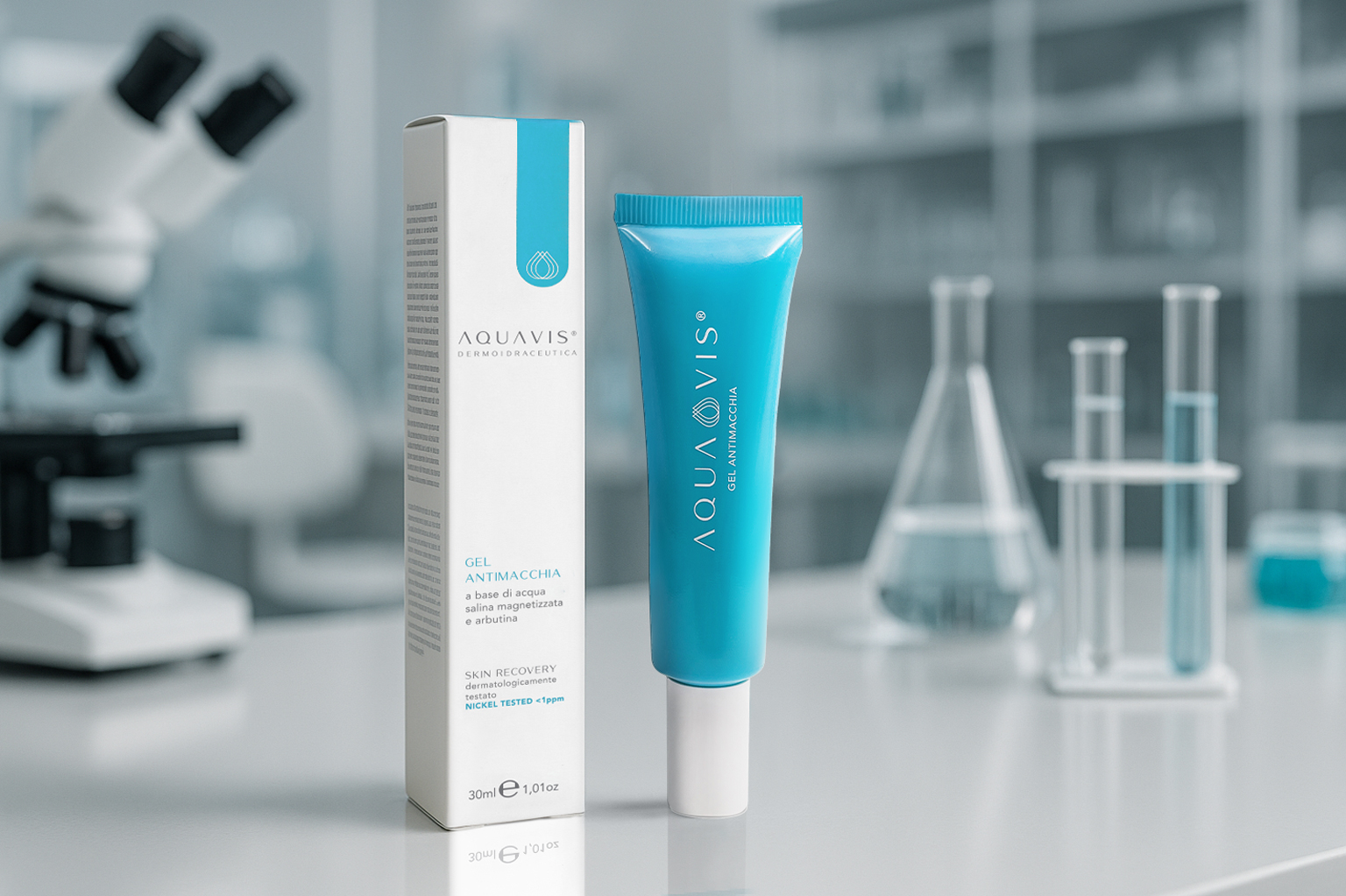 Gel Antimacchia Aquavis: uniforma e illumina la pelle